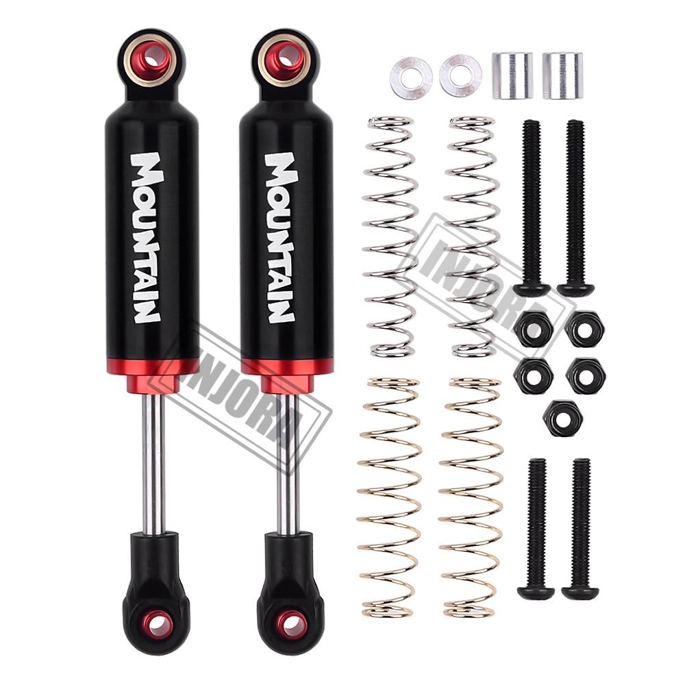 INJORA 2/4pcs Built-in Spring 90-120mm Shock Absorber Damper for 1/10