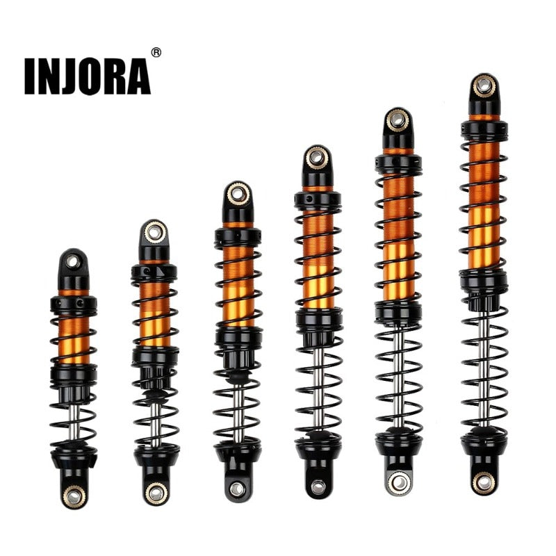 INJORA Aluminum 70-120mm Dual Stage Spring Shock Absorber Damper for 1