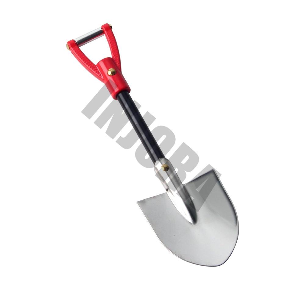INJORA 1pc Mini Metal Shovel, 1/10 Scale Accessories for RC Crawler
