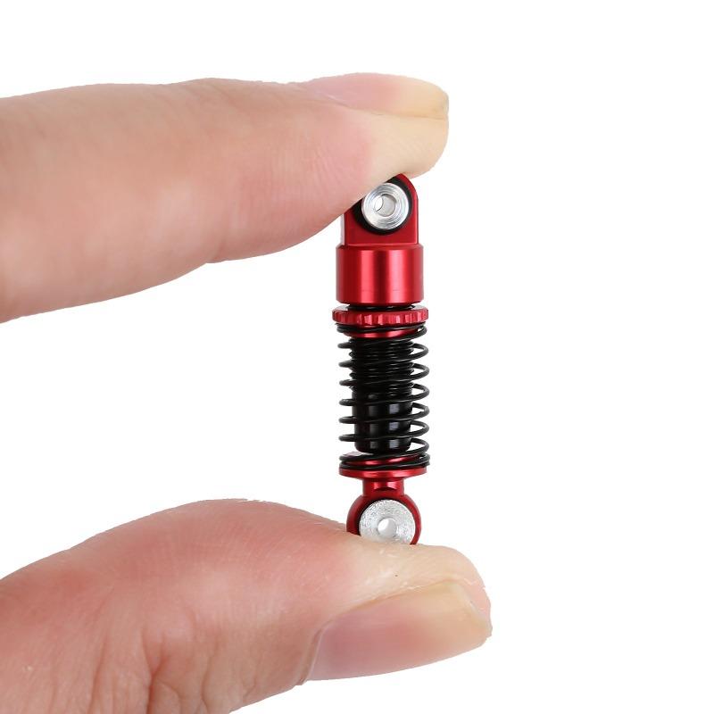 INJORA 32mm Aluminum Threaded Mini Shock Absorber Spring Damper for Ax
