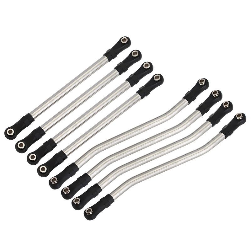 INJORA 8pcs/set Steel Link Plastic Rod End for Axial 1/10 Capra 1.9 4W